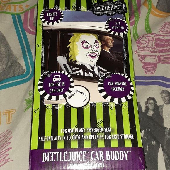 Other | Beetlejuice Car Buddy Air Blown Inflatable Blow Up Movie | Poshmark